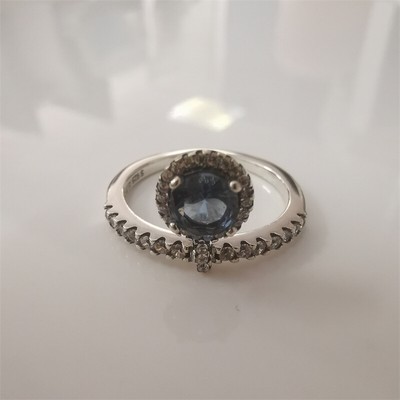 Pandora Dangling Round Sparkle Ring | eBay