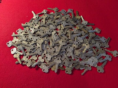 MIX LOT OF 10 "CORBIN" FANCY VINTAGE EARLY 1900's KEYS LOT FOR LOCKS ...