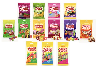 Jelly candies 2 pcs Roshen Yummi Gummi Made in Ukraine Different Tastes ...
