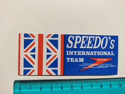 Adhesive SPEEDO'S Jet Stream Swim Sticker Autocollant 80s Aufkleber ...