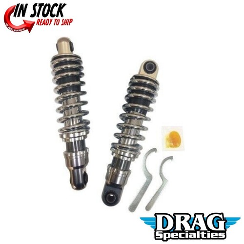 Chrome Shocks 10.5" Premium Rear Suspension fr Harley Dyna FXD FXDWG 99 ...