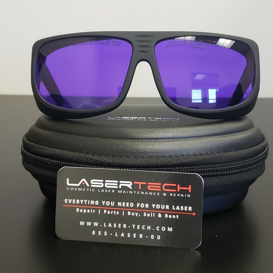 LASER SAFETY GLASSES | LASER GOGGLES |CANDELA VBEAM DYE LASER 576-600nm ...