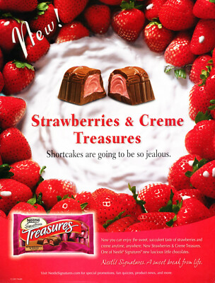 NESTLE SIGNATURES CHOCOLATE AD #1 MAGAZINE promo AD 2003 TREASURES | eBay