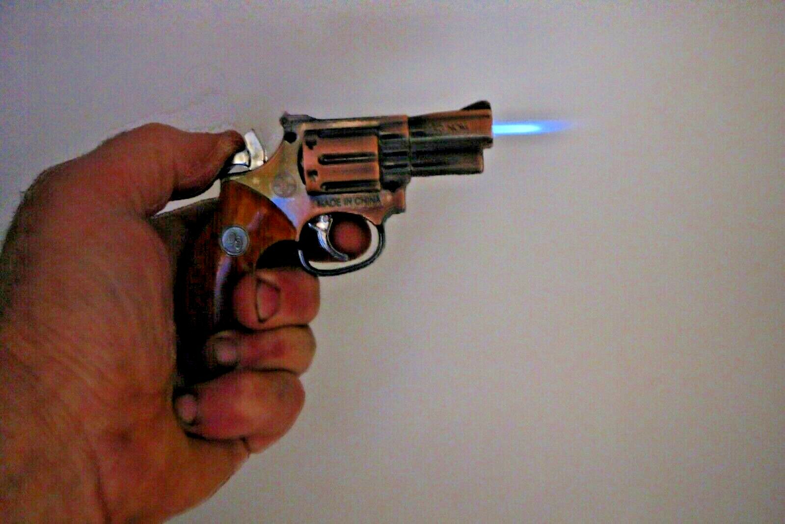 Large Magnum .357 Gun Shape Jet Torch Lighter USA Stocked And Shipped ...