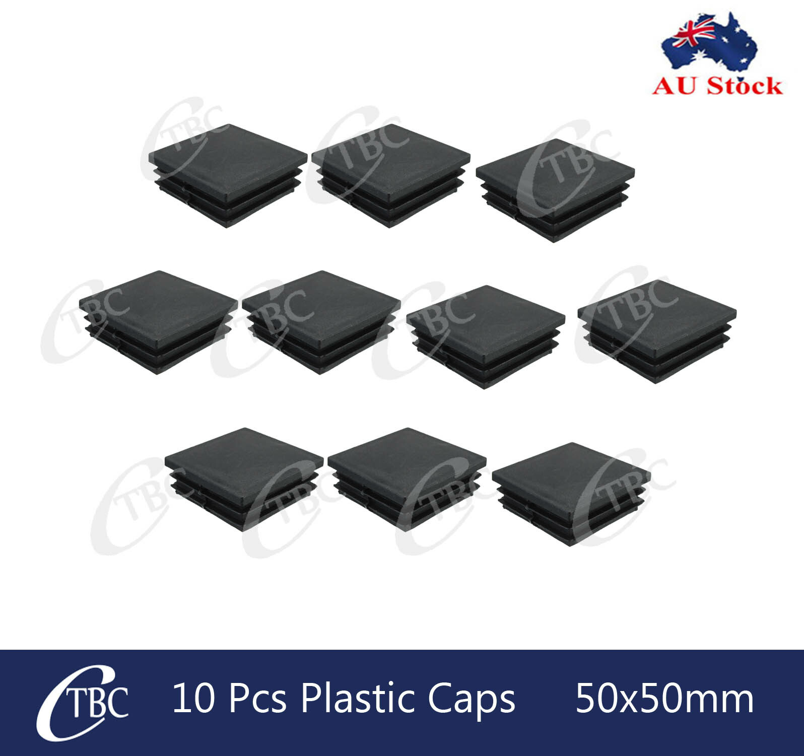 10 x Plastic Caps End Tube Insert 20mm 25mm 30mm 35mm 40mm 50mm 75mm ...