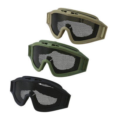 Kombat UK Airsoft Tactical Eye Pro, Steel Perforated Mesh Goggle Eye ...