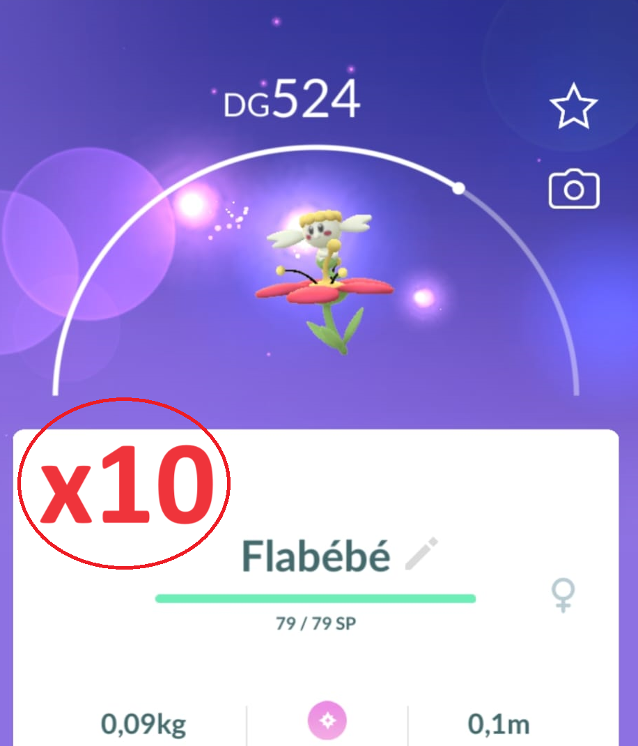 Pokemon Flabebe(Red) x10 GO - Fast Delivery - Chance of Lucky !! | eBay