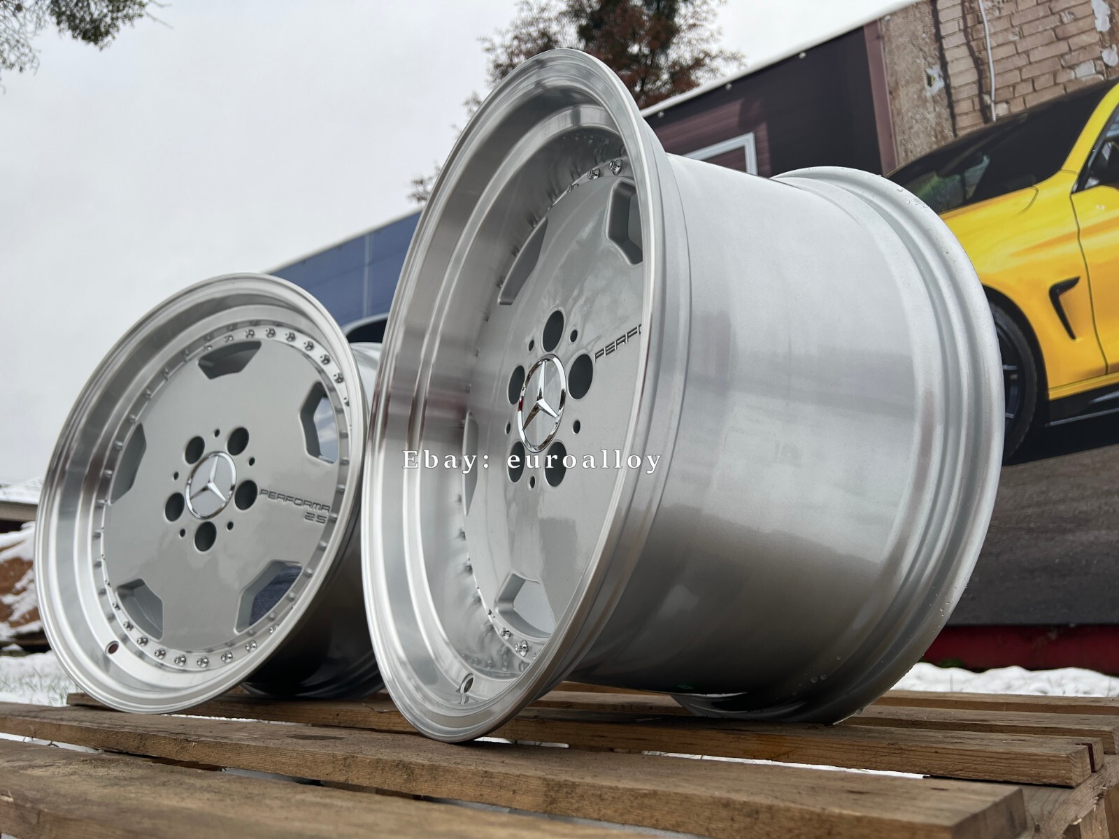 New 17 inch 5x112 PERFORMA 25 AMG MONOBLOCK deep dish wheels for ...