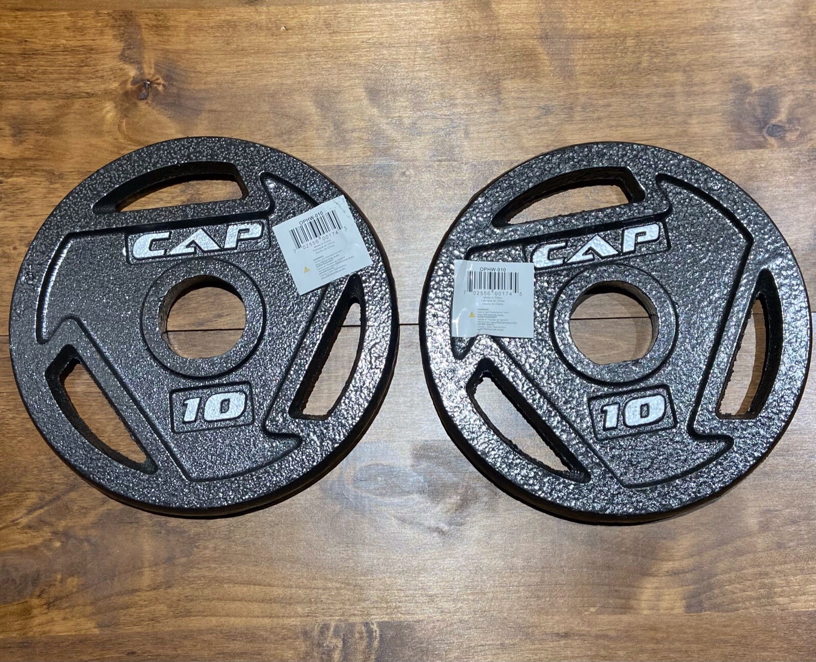 CAP 10 Lb Olympic Plates Set Of 2 - NEW - 20 lbs total weight | eBay