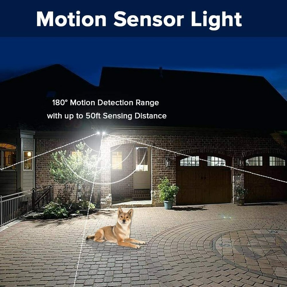 SANSI LED Security Lights Photocell Motion Sensor Outdoor Floodlight ...