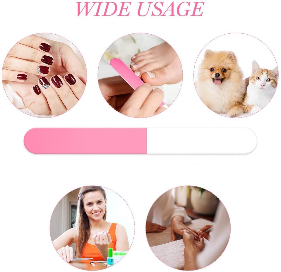3 IN 1 STRONG NAIL BUFFER - Remove Nail Ridges Fine Grit Smooth Polish ...