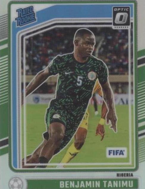 2024-25 Panini Donruss Fifa - Optic Rated Rookie Benjamin Tanimu #178 ...