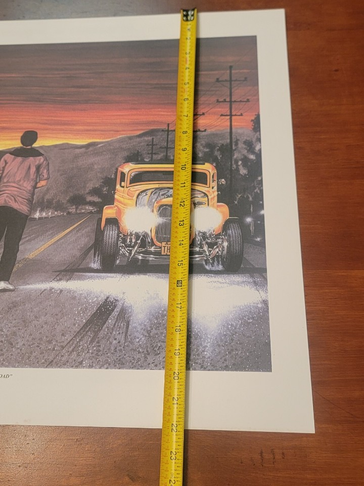 American Graffiti Return To Paradise Road Art Print By Tim Frederick 32 ...