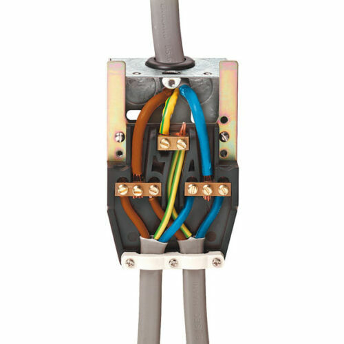 45amp 45A Cooker Connection Outlet Plate for Dual Double Appliance Hob ...