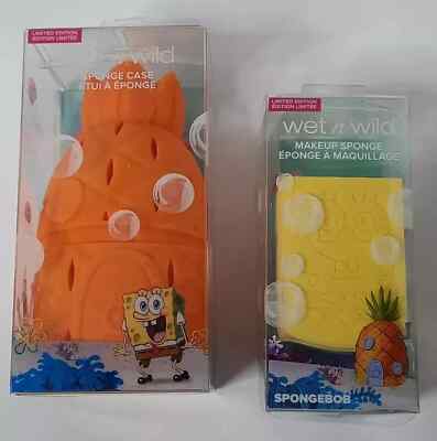Wet n Wild Spongebob Sponge & Pineapple House Sponge Case Make Up ...