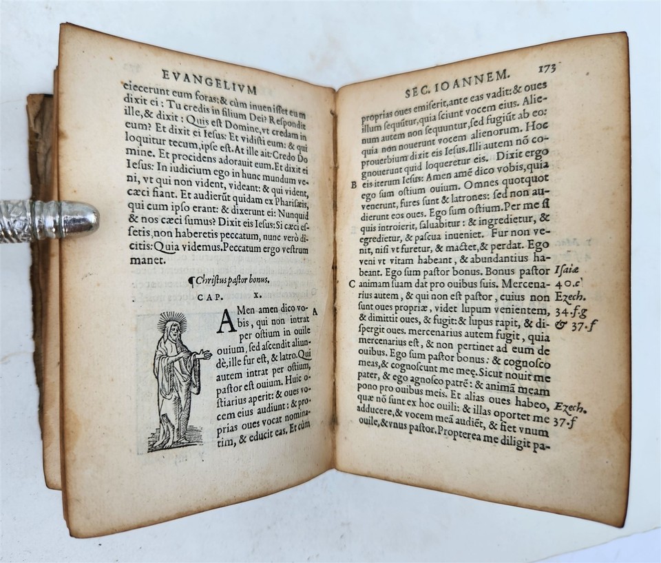 16th century BIBLE in LATIN ILLUSTRATED antique pocket size NEW ...