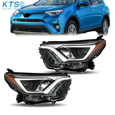 2016-2018 Toyota Rav4 Headlight Assembly Halogen Projector Headlamp ...