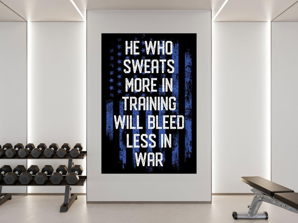 Motivational Fitness Posters - Home Gym Wall Art Inspirational Decor | eBay