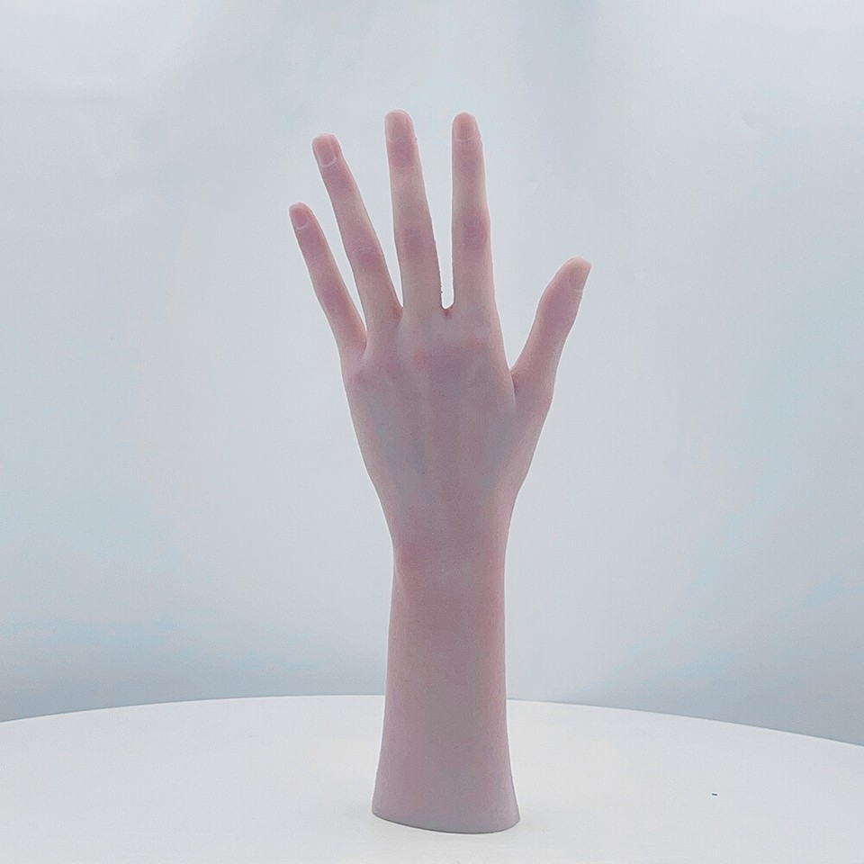Silicone Female Right Hand Model Bendable Model Realistic Hand for ...