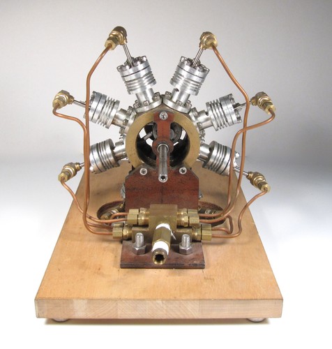 Scratch Built Unfinished 8 Cylinder Large Scale RC Rotary Nitro ...