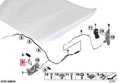 Genuine BMW MINI Hybrid Cooper JCW One M2 M3 M4 GTS Catch Bracket ...