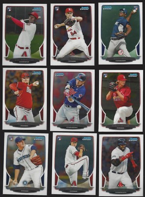 2013 BOWMAN CHROME - BASE or REFRACTOR - STARS, ROOKIE RC'S - WHO DO ...