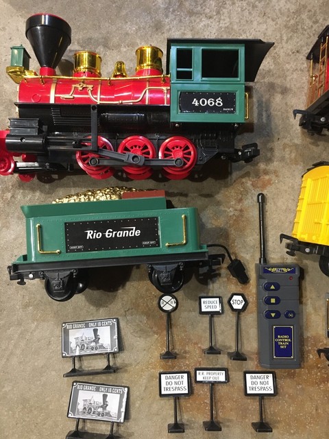 Scientific Toys Rio Grande Train Set 4068 / 4067 Locomotive With Rail ...