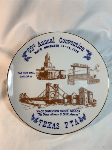 Texas PTA, 69th Annual Convention, Waco TX, November 14-16 1978, Plate ...