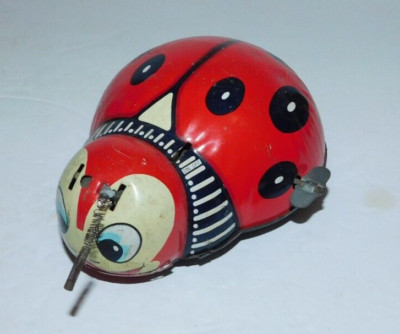 NEAT TIN WINDUP BETSY THE HUNGRY LADYBUG BY HAJI JAPAN | eBay