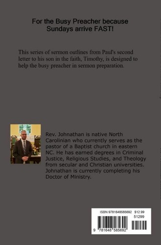 Sermon Outlines from Second Timothy for Busy Preachers | eBay