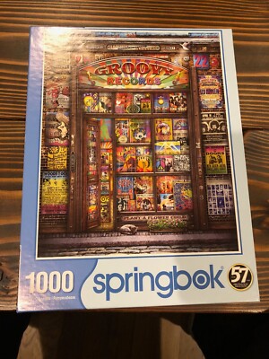Springbok Jigsaw Puzzle 1000 Piece Complete - Groovy Records | eBay