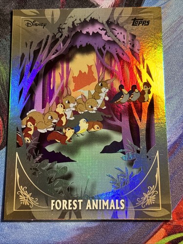 Disney Forest Animals 2025 Disney Wonder Furry Friends Topps FF-1 Foil ...