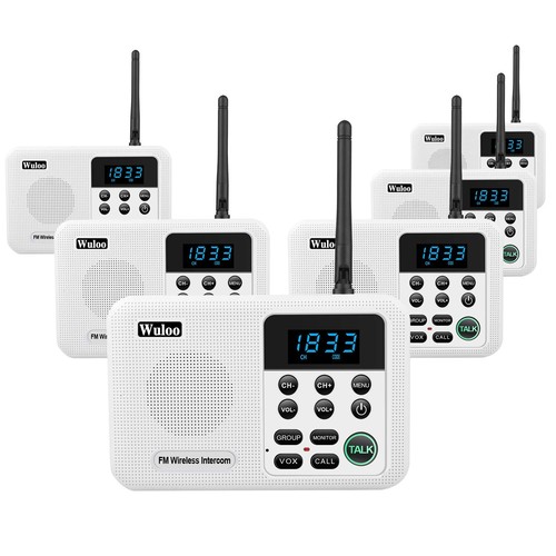 22channel Call All Wireless Intercom Home System Screen Display ...