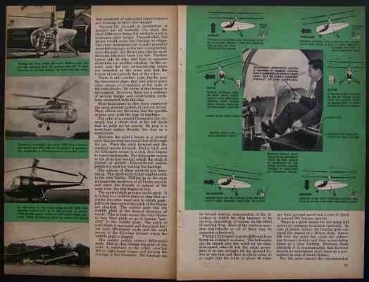 UNITED Commuter HELICOPTER Stanley Hiller 1947 article | eBay