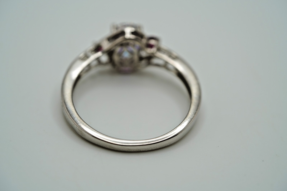 Sterling Silver Rainbow Mystic Topaz Garnet Chuck Clemency Ring Size 11 ...