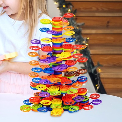 Tree Stacking Blocks Balance Block Fine Motor Skill Stacking Games Toys ...