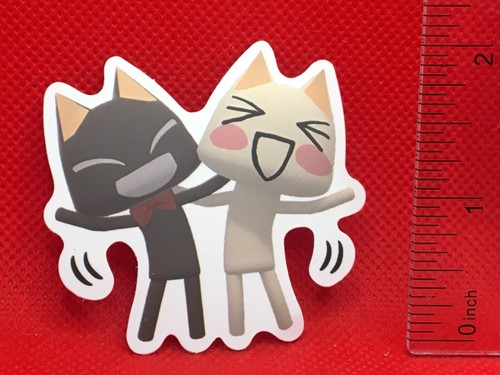 Doko Demo Issyo Toro Inoue Kuro 2inch mini Sticker Sony put on Smart phone 14 | eBay