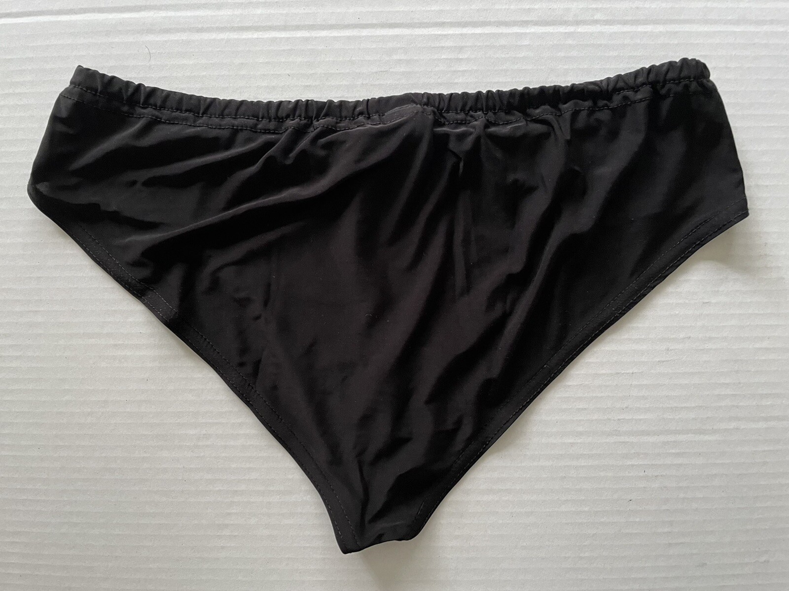 N2N Bodywear Vintage Rare Drawstring Brief Bikini Swimwear Black Size ...