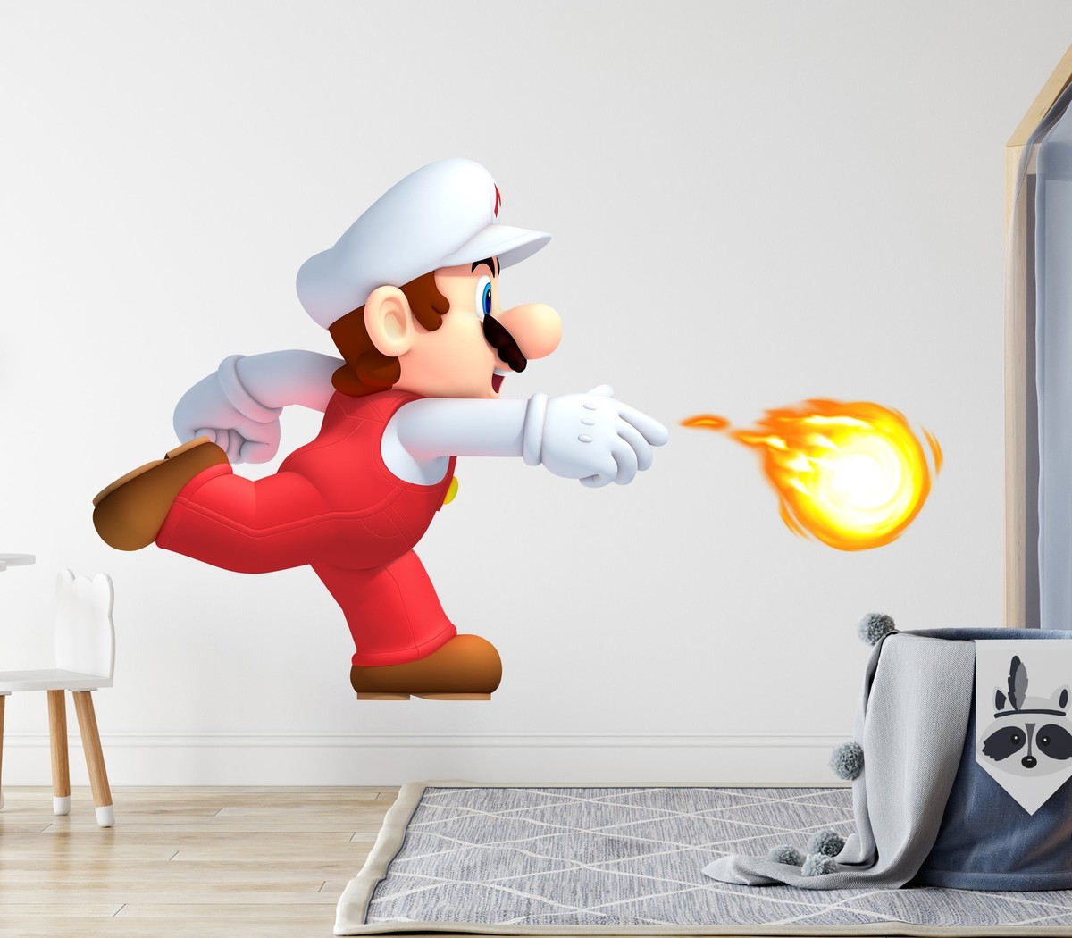 Super Mario Broswall Decal Super Mario Bros Wall Sticker Smashed 3D