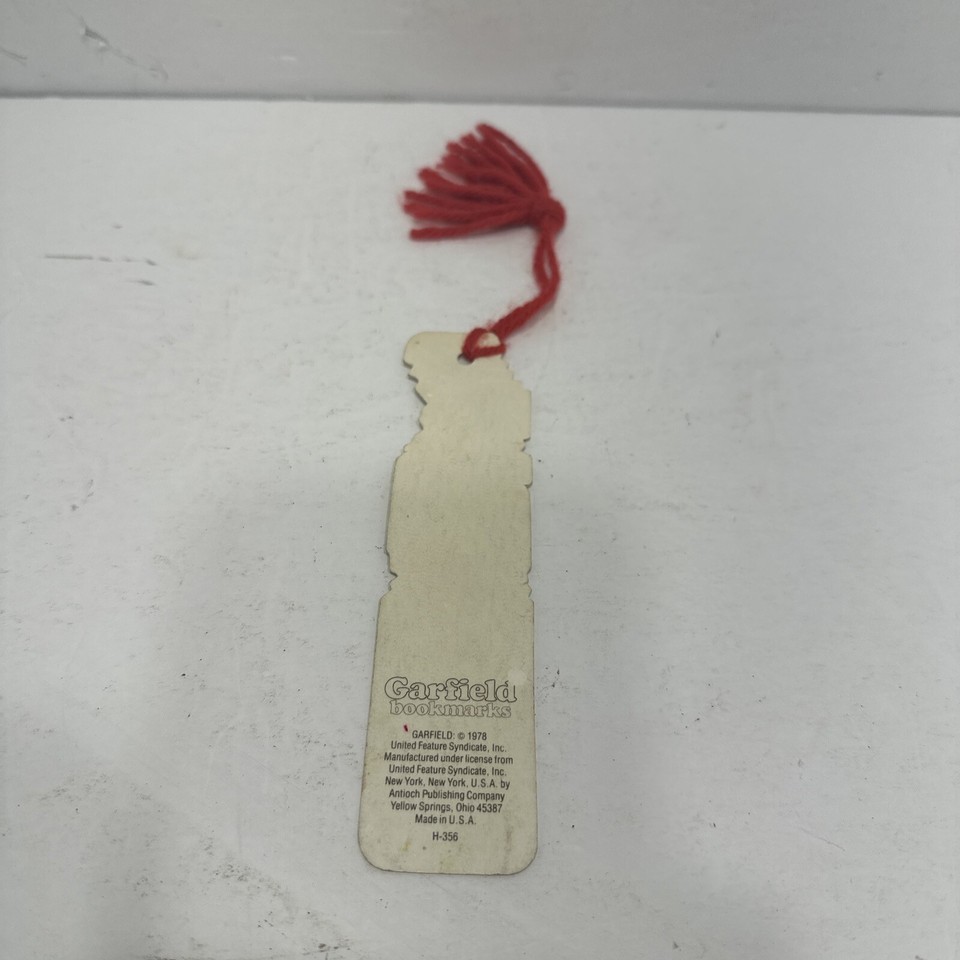 Vintage Garfield Bookmark I Love Getting Into A Good Book 1978 Jim ...