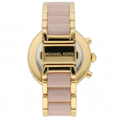 Michael Kors Parker Gold Dial Two Tone Steel Strap Watch for Women ...