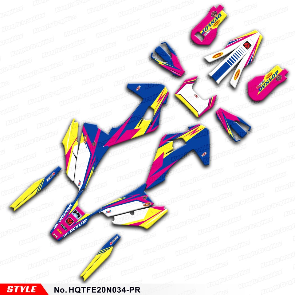 Racing Graphics Decals Stickers for TE FE 150 250 300 450 501 2020 2021 ...
