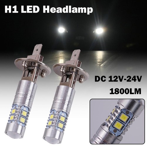 2x Super Bright H1 LED Headlight Kit High Low Beam 6000KAU Driving ...