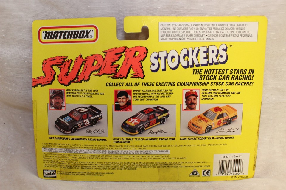 Matchbox Super Stockers Davey Allison 28 Havoline | eBay