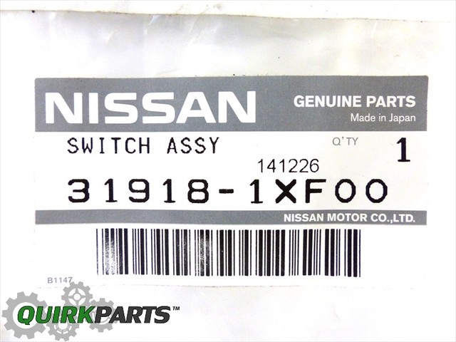Nissan 319181XF00 Genuine OEM Neutral Safety Switch for sale online | eBay