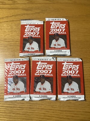 2007 Topps Series 2 Baseball Packs - (5) 2007 Series 2, 6 Card Pack | eBay