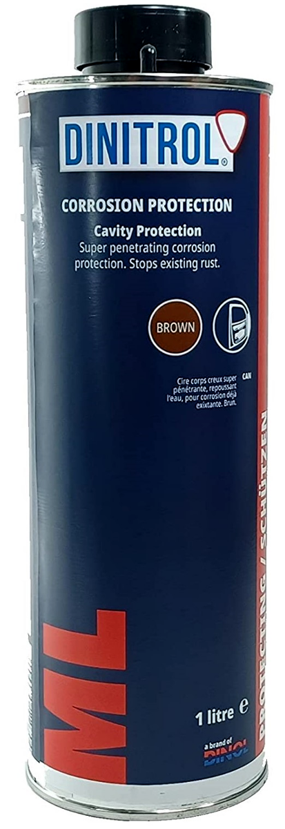 DINITROL ML Brown - Oil Based Penetrating Cavity Wax - Rustproofing 1L ...