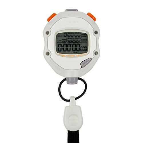Casio Stop Watch Laptime Sprit 2memory 5ATM White HS-70W-8JH NEW from ...
