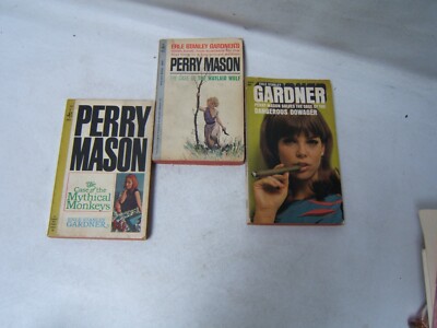 Perry Mason Lot of 3 Vintage PBs Mythical Monkeys Waylaid Wolf ...