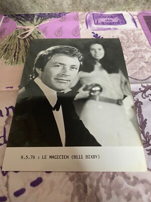 (U3) vintage photo press The Magician le magicien bill bixby | eBay
